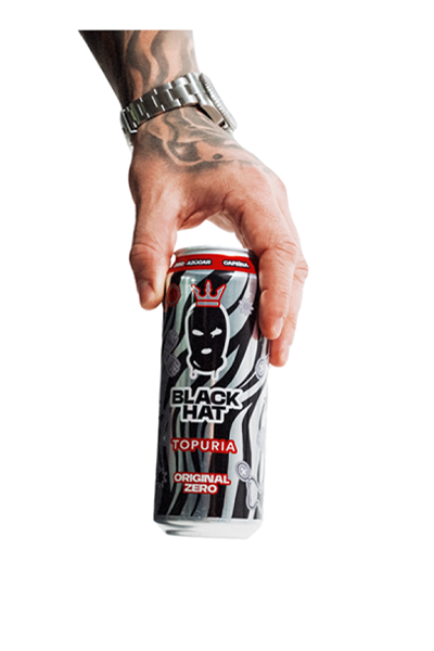 Bebida energética Ilia Topuria – Black Hat